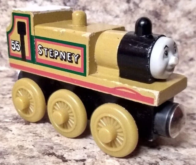 THOMAS AND FRIENDS Wooden Railway 1997 Stepney Bluebell Tank Engine ...