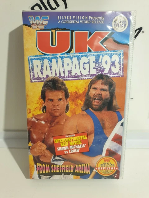 WWF - UK Rampage 93 Vhs Video Tape : Silver Vision - Blue Top £5.00 ...