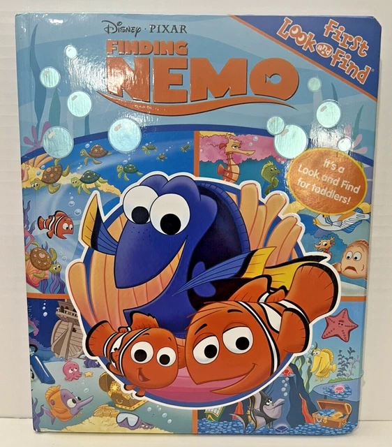 FINDING NEMO FIRST Look and Find Vinyl Bound Board Book By Disney Pixar ...