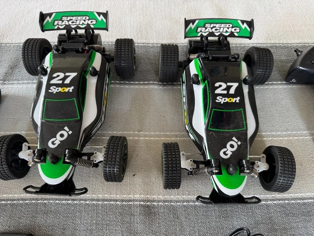 SPEED RACING REMOTE control car - 1 working, 1 for spares or repair £11 ...