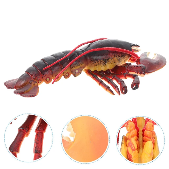 CRÉATURE MARINE MODÈLE Faux Homard Aquarium Ornement Homard Créature ...