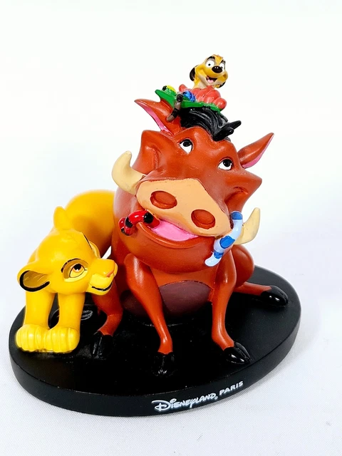 LION KING SIMBA Pumba Timon figure Ornament Disneyland Paris Original ...