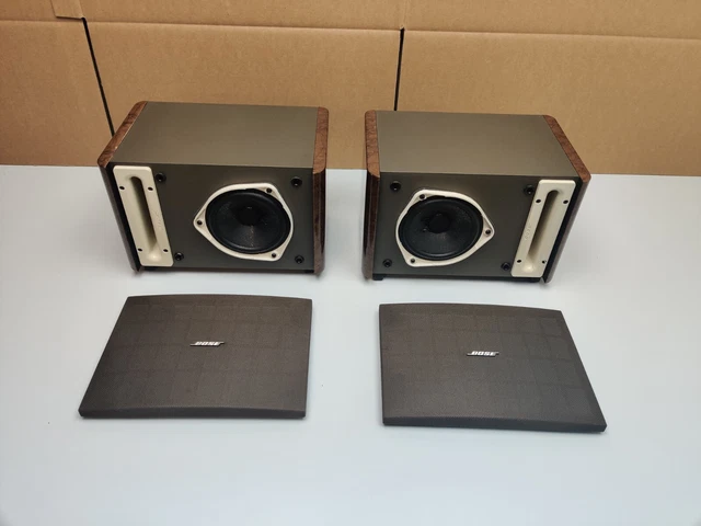 2X BOSE STEREO Monitor Shelf Speaker 171TM Wurzelholz-Furnier/Clear ...