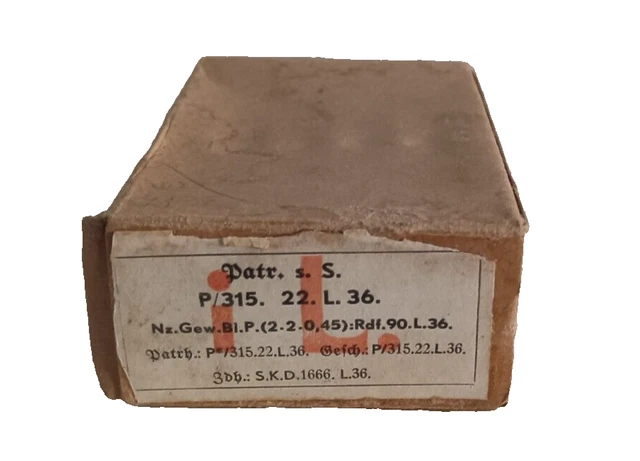GERMAN CARDBOARD AMMUNITION Box.... Ww2 £15.38 - PicClick UK