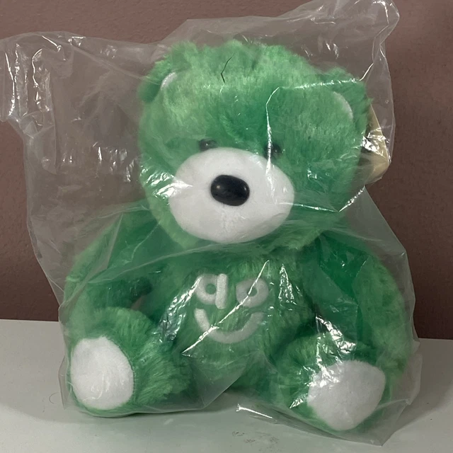 AO GREEN TEDDY Bear Plush Stuffed Toy £4.99 - PicClick UK