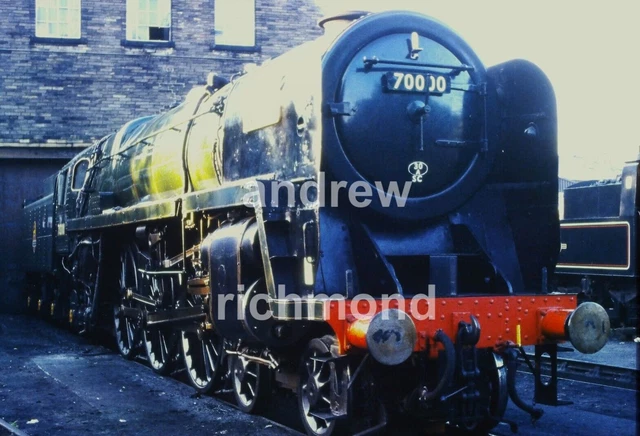 70000 BR STANDARD 7MT Pacific Steam Locomotive Original 35mm Railway ...