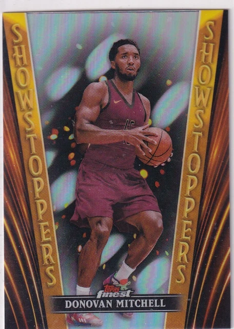 TOPPS FINEST NBA 2024 N º SS-10 Donovan Mitchell Showstoppers Plateado ...