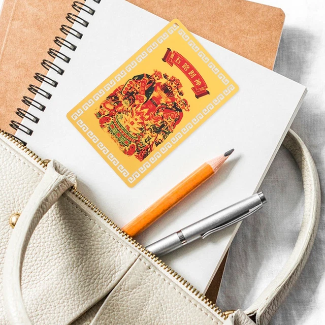 2PCS YEAR OF 2024 Tai Sui Card Gold Amulet Card Tai Sui Traditional ...