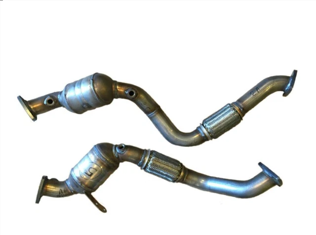 CAT CATALIZZATORE TUBO a Y Flessibile Sx. + Dx. Per Cayenne Q7 3.6 FSI ...