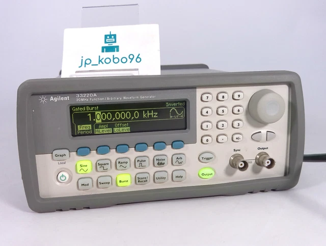AGILENT KEYSIGHT 33220A 20 MHz Waveform Function Generator R2897 $570. ...