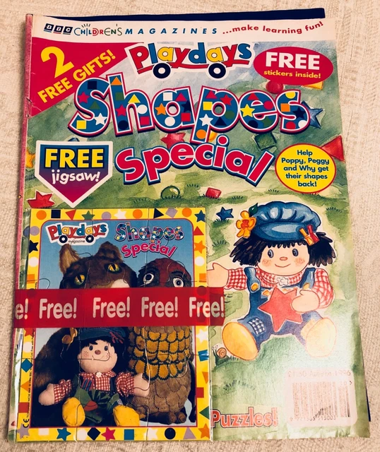 PLAYDAYS SHAPES SPECIAL Comic Autumn 1996 £7.99 - PicClick UK