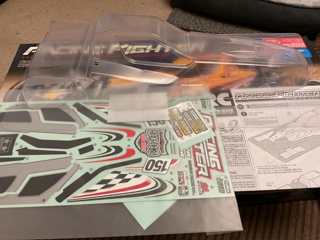 TAMIYA DT-03 RACING Fighter body shell and decals. £33.98 - PicClick UK