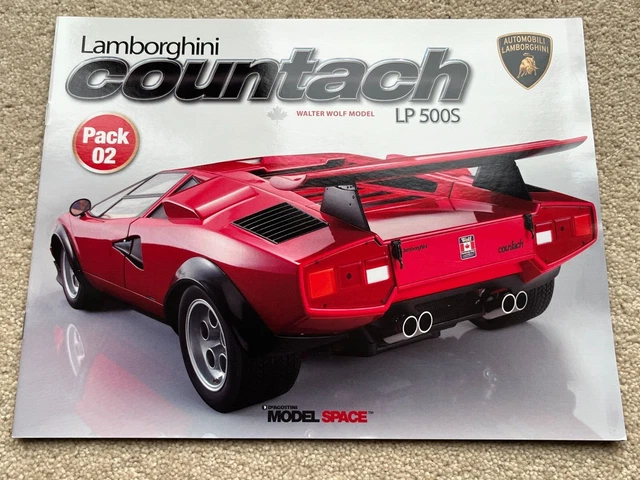 PACK 2 MAGAZINE Deagostini Lamborghini Countach Walter Wolf Model LP500S £6.99 - PicClick UK