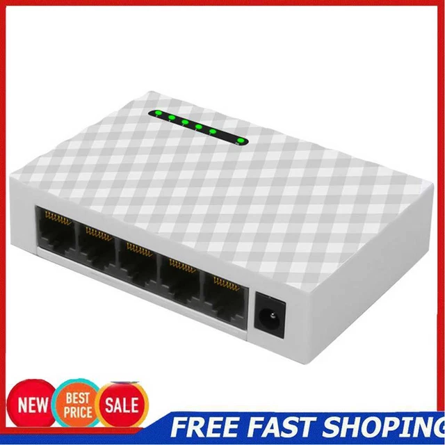 5 PORT 1000M Gigabit Network Switch RJ45 LAN Desktop Ethernet Shunt (US ...