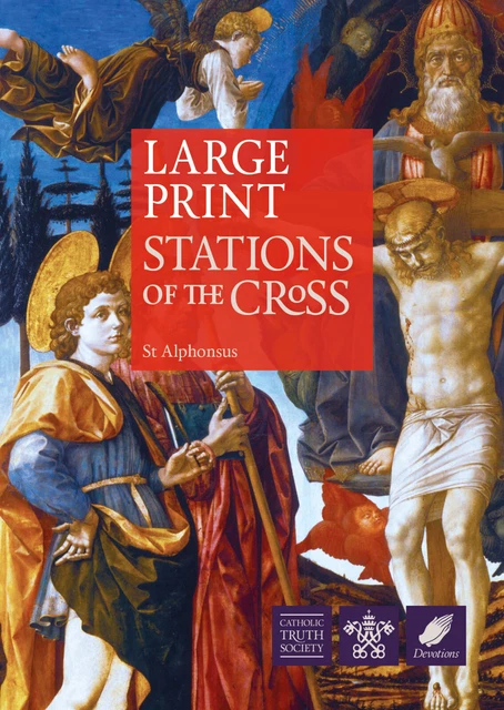 LARGE PRINT STATIONS of the Cross for Lent, catholic church prayer book ...