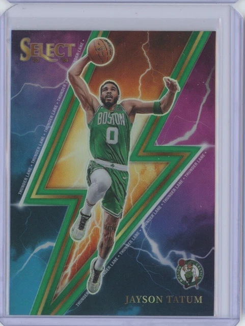 JAYSON TATUM 2023-24 Panini Select #14 Verde Prizm Thunder Lane Celtics M40 EUR 0,91 - PicClick IT