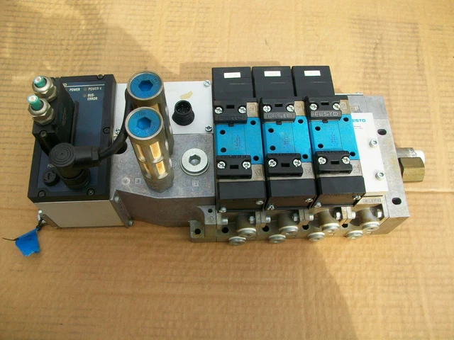 PILE D'ÉLECTROVANNES PNEUMATIQUES Festo Profibus IFB13-30 VIGP-04-FB-D ...