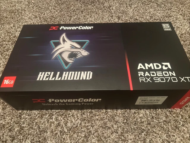 POWERCOLOR HELLHOUND AMD Radeon RX 9070 XT OC 16GB DDR6 (IN HAND READY ...
