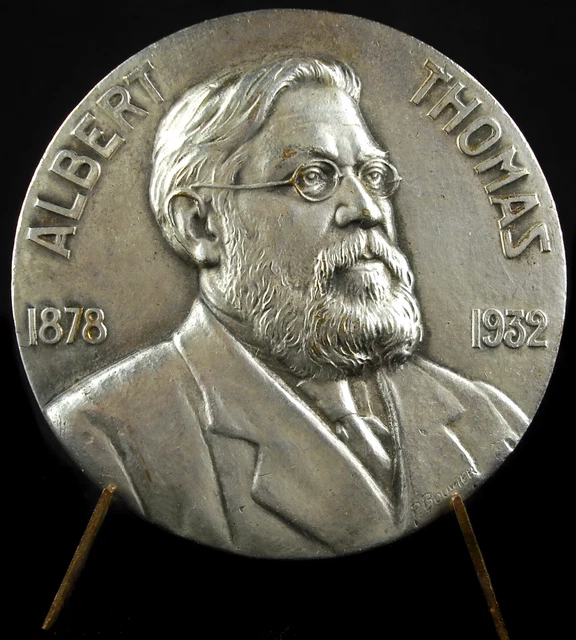 MÉDAILLE ALBERT THOMAS politique 14-18 Artillerie & équipement ...