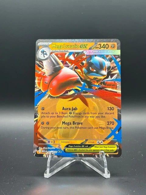 POKÉMON TCG MEGA Lucario ex 077/132 Me01: Mega Evolutions Double Rare £1.89 - PicClick UK