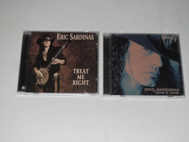 ERIC SARDINAS (LOT de 2 CD) Devil's Train / Treat Me Right (Johnny Winter) (HDCD) EUR 4,61 ...