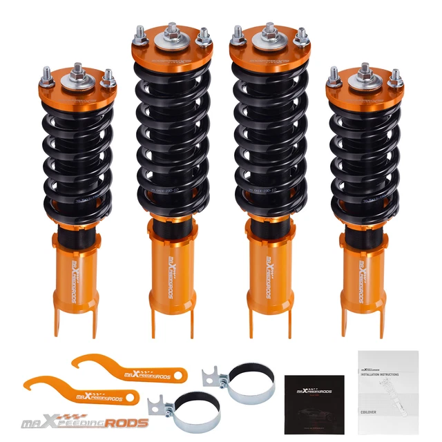 COILOVERS ADJUSTABLE HEIGHT Struts Kit for Honda S2000 Roadster AP1 AP2 ...