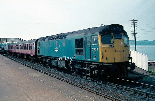 ORIGINAL 35MM SLIDE BR CLASS 27 LOCO 5366 MONTROSE 1970 INCL COPYRIGHT ...