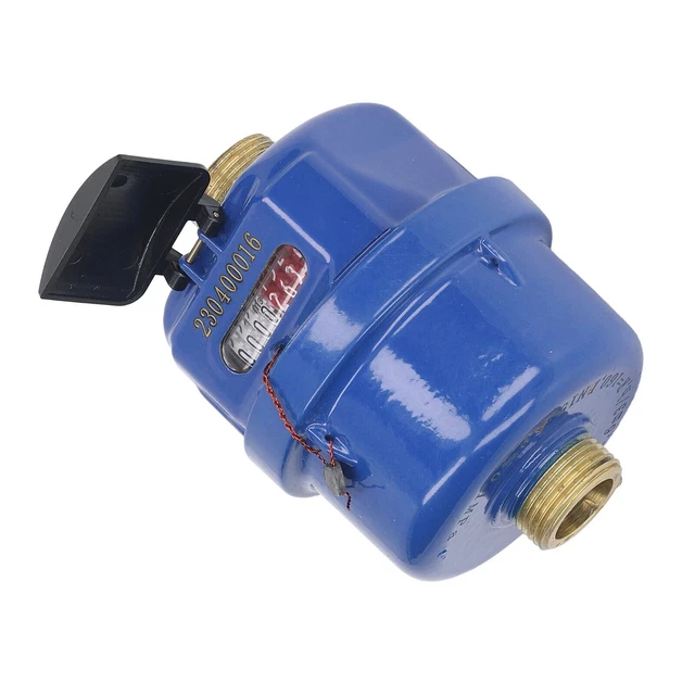 POSITIVE DISPLACEMENT WATER Meter Brass Cold Water Meter for Garden $53 ...