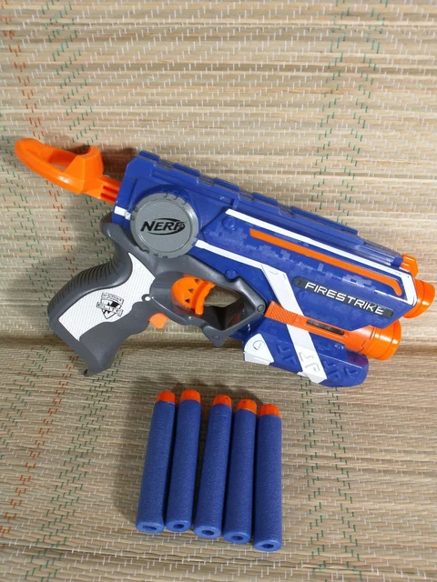 NERF FIRESTRIKE ELITE Blaster Pistol - Light Beam - 5 Bullets - No ...