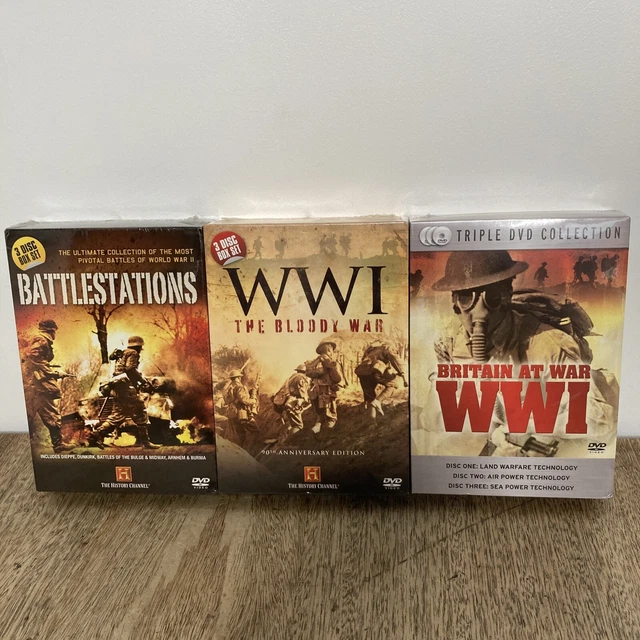 3 WWI WW2 History Documentaries: Battlestations, The Bloody War ...