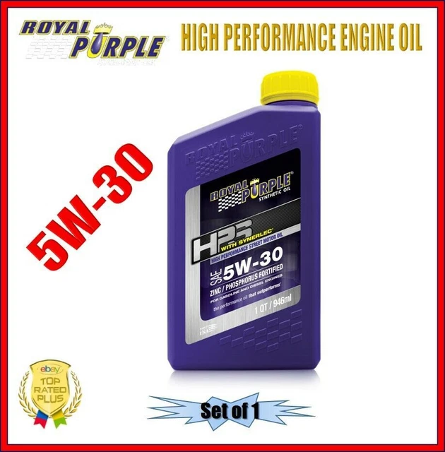 ROYAL PURPLE HIGH Performance Street Engine Oil 5W-30 1-Qt Bottle Set ...