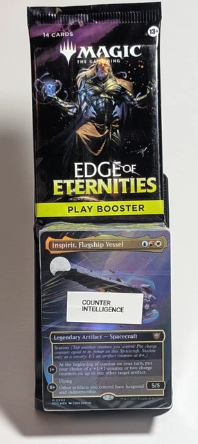 EDGE OF ETERNITIES Commander Deck Counter Intelligence MTG Sealed Deck ...