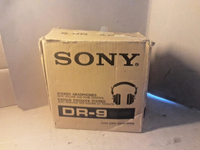 VINTAGE SONY DR-9 Hi Fi Stereo Over Ear Headphones - VGC - Boxed £38.99 ...
