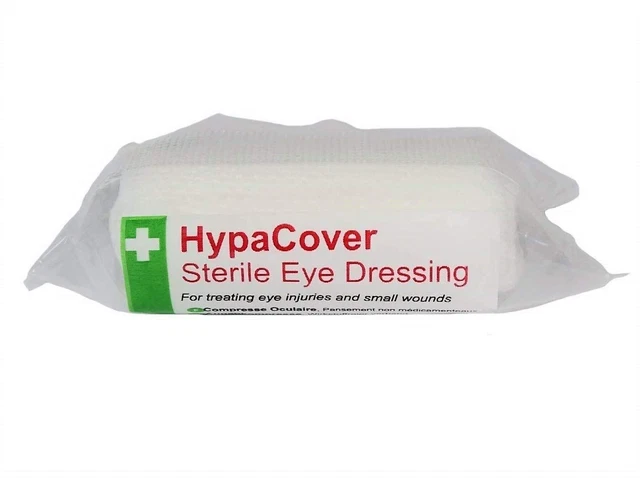 SAFETY FIRST AID HypaCover Sterile Eye Dressings - 10 x 8cm - Pack of 6 ...