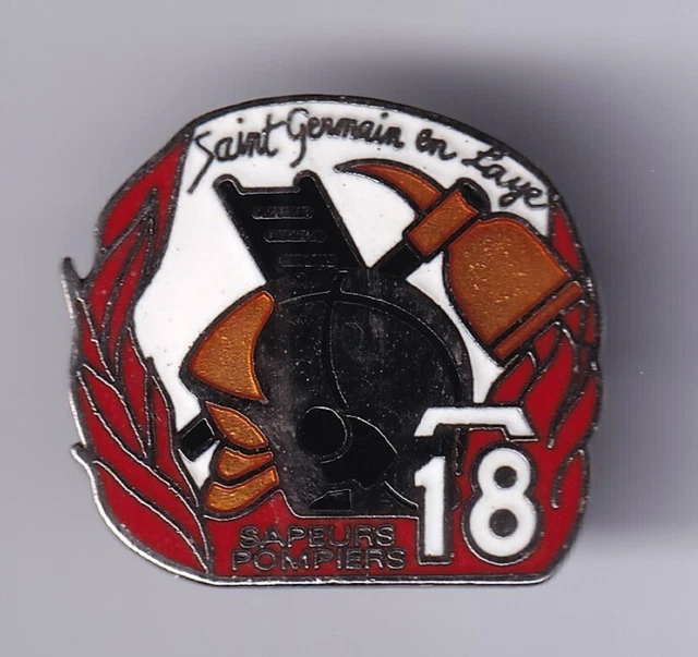RARE PINS PIN'S .. Pompier Fire Caserne Casque Saint Germain En Laye 78 ... RARE PINS PIN'S .. Pompier Fire Caserne Casque Saint Germain En Laye 78 ...