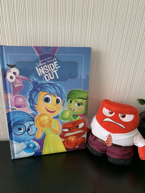 PELUCHE DISNEY PIXAR Inside Out Anger con libro EUR 11,68 - PicClick IT