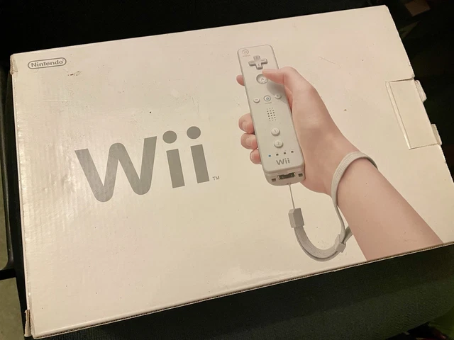 WII NINTENDO CONSOLE tested with box and accessories plus Wii Sports ...