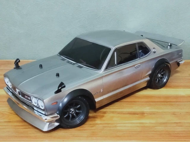 UNPAINTED ABC HOBBY 66093 Nissan Skyline Ht2000 Gt-R Plated Bumper ...