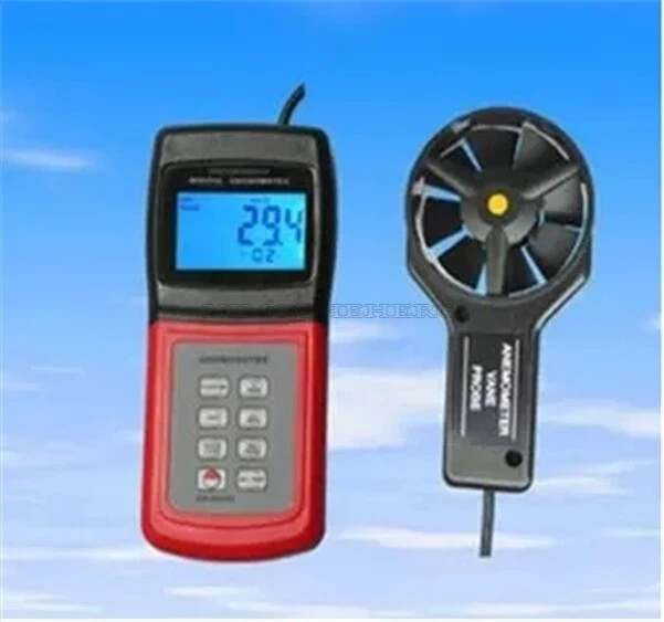 ANEMOMETER,AIR FLOW SPEED Temperature Meter W/ Software ah EUR 128,59 ...