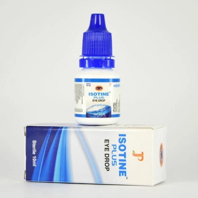 EYE DROPS ISOTINE Plus Organic Herbal USA Official Cataract Eye Drops ...