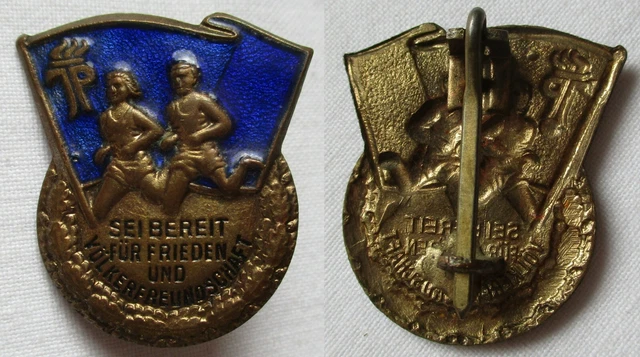 DDR SPORTLEISTUNGSABZEICHEN JP "Sei Bereit für Frieden und ..." (142521 ...