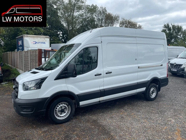 FORD TRANSIT T350 130 Bhp Lwb Hiroof L3H3 Panel Van 2021 21 Reg Ulez ...
