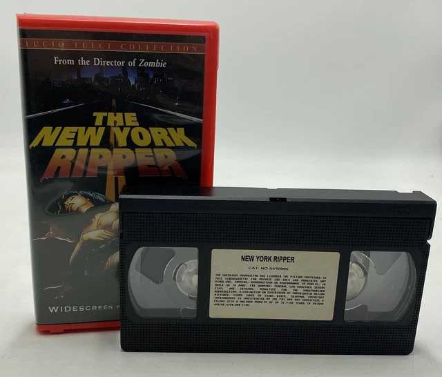 THE NEW YORK Ripper Horror VHS Tape Lucio Fulci Anchor Bay £38.38 - PicClick UK