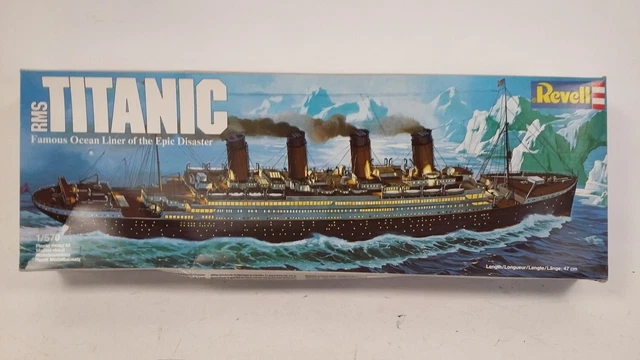 REVELL RMS TITANIC 1/570 scale Plastic Model Kit 5215 Boxed ...