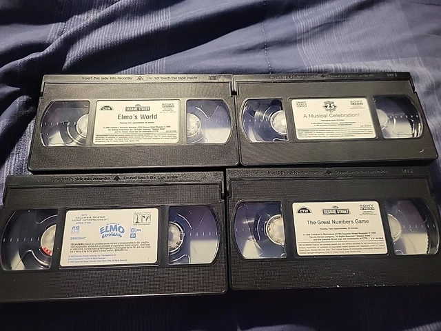 SESAME STREET VHS Lot. Includes 4 Tapes. Fully Operational And Rewinded ...