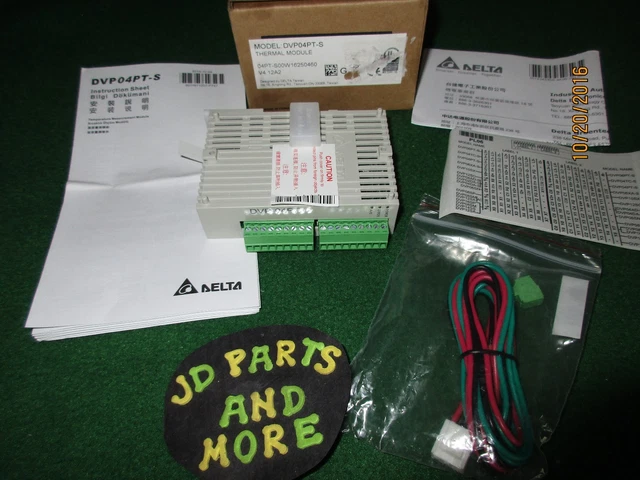DELTA ELECTRONICS 4 Channel Pt100 Temperature Function Module Dvp04Pt-S ...