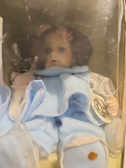 VTG COLLECTIBLE MEMORIES Genuine porcelain doll “Allison" Box Damaged ...