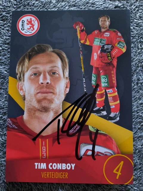 TIM CONBOY DEG / Düsseldorfer EG Schwarz Rot EUR 1,00 - PicClick DE