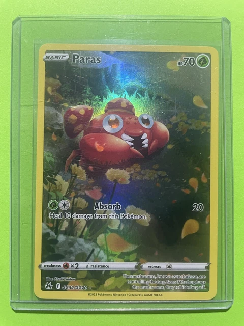 PARAS GG32/GG70 CROWN Zenith Galarian Gallery Pokémon TCG EUR 3,11 ...