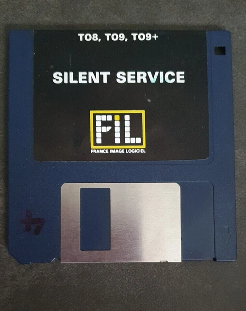 JEU THOMSON TO8 TO9 TO9+ - SILENT SERVICE - EUR 25,00 - PicClick FR